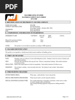 Material Safety Data Sheet: National Plastic Emulsion | PDF | Water | Paint