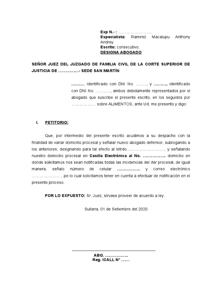 Designa Abogado | PDF