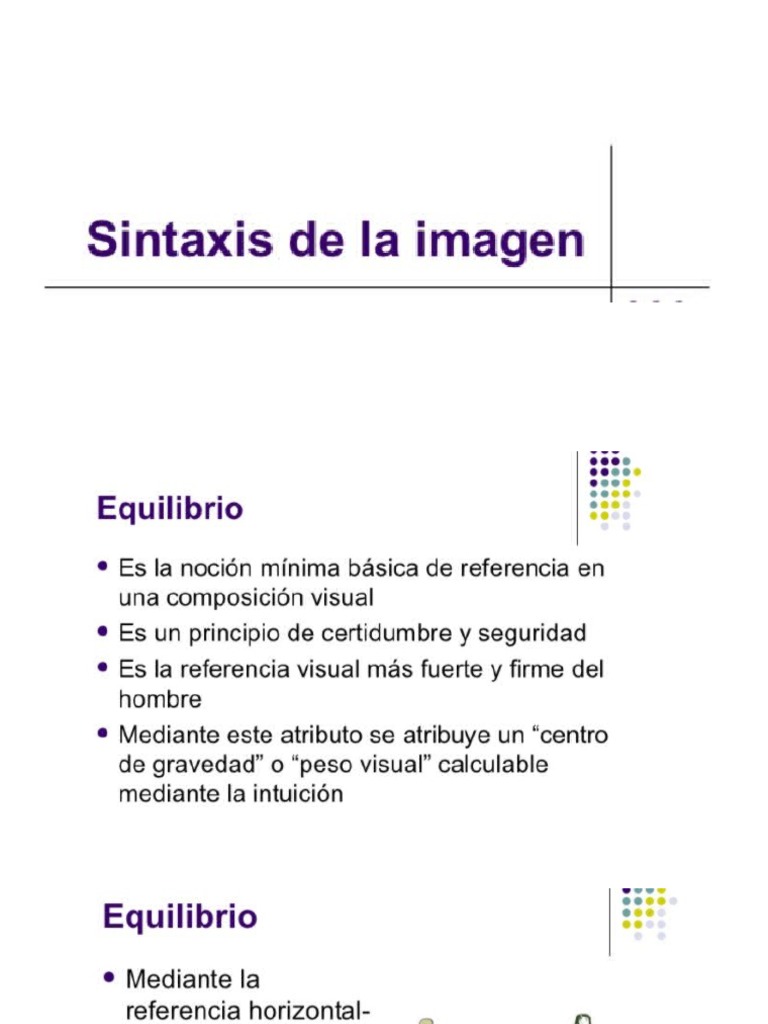 Sintaxis de La Imagen | PDF