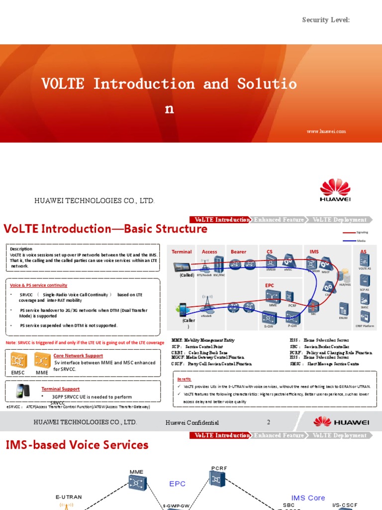 VOLTE Introduction and Solution 201604 | PDF | Ip Multimedia Subsystem ...