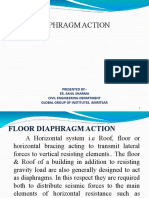 RAM Frame - Analysis With Diaphragms | PDF | Stiffness | Beam (Structure)