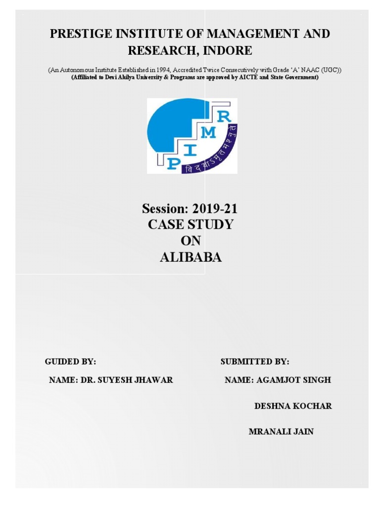 Alibaba Case Study | PDF | Alibaba Group | Business Model