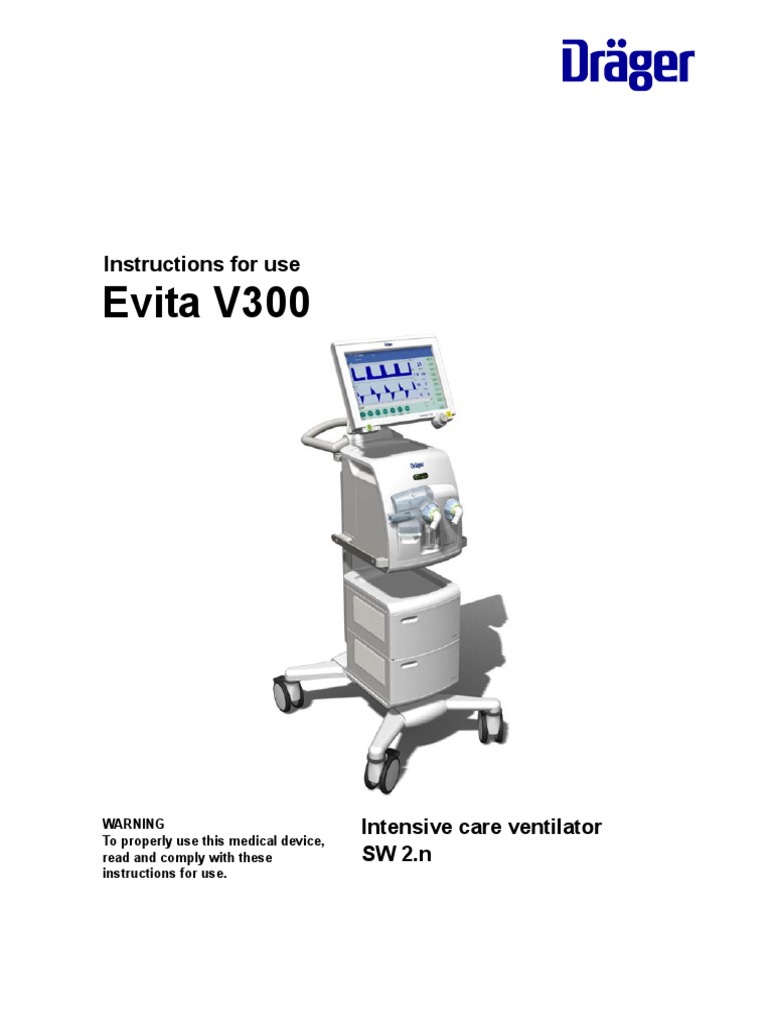 Evita v300 Ifu 9052995 en PDF | PDF | Medical Device | Electromagnetic ...