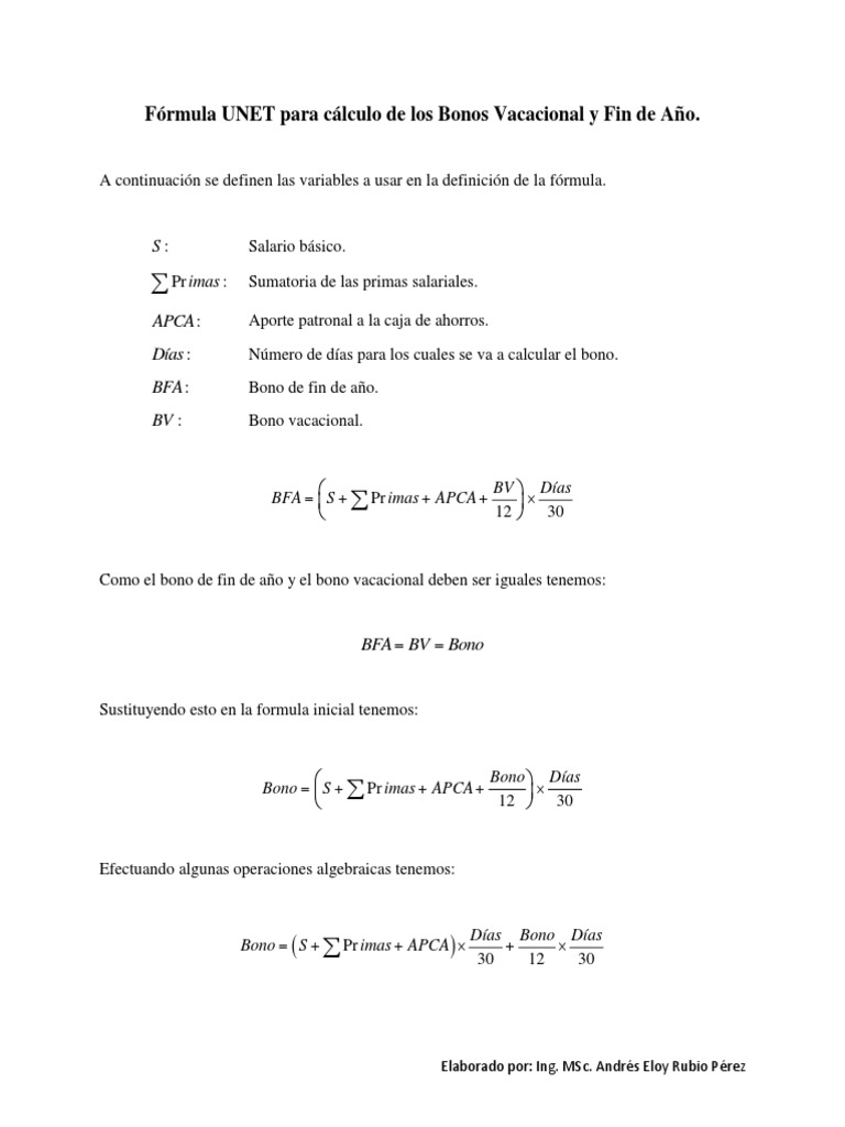 Fórmula UNET PDF | PDF | Enseñanza de matemática