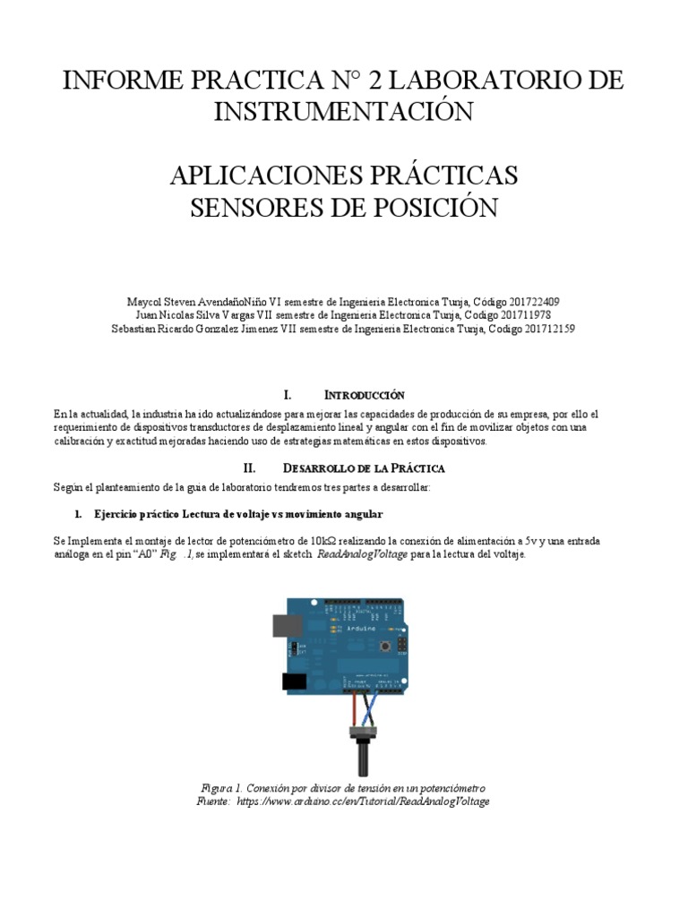 Aplicaciones Practicas-Sensores de Posicion | PDF | Adquisición de ...