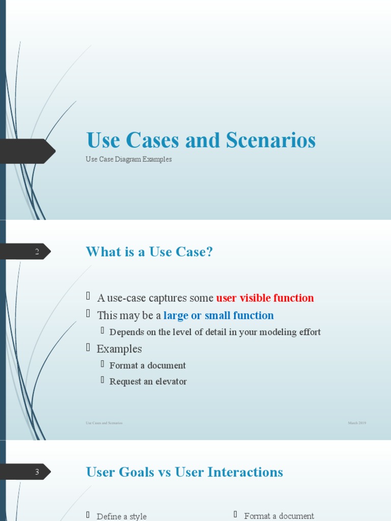 Lec 05 - OOSE - Use Case and Scenarios | PDF | Use Case | Information Technology