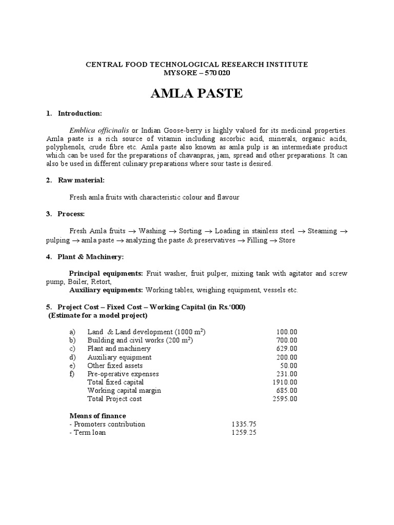 Amla Paste: Emblica Officinalis or Indian Goose-Berry Is Highly Valued ...