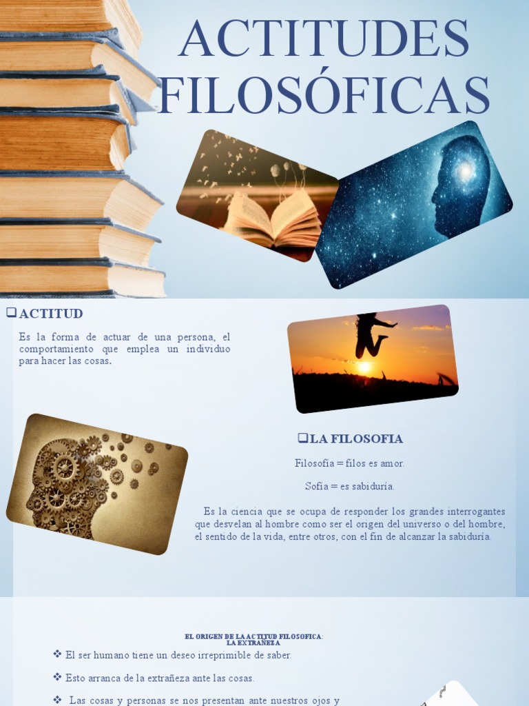 Actitud Filosófica: Origen y Características | PDF | Conocimiento | Razón