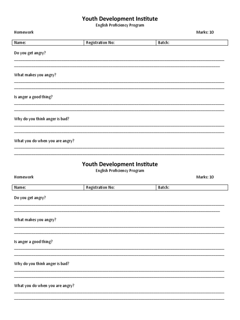 Homework For Beginners | PDF