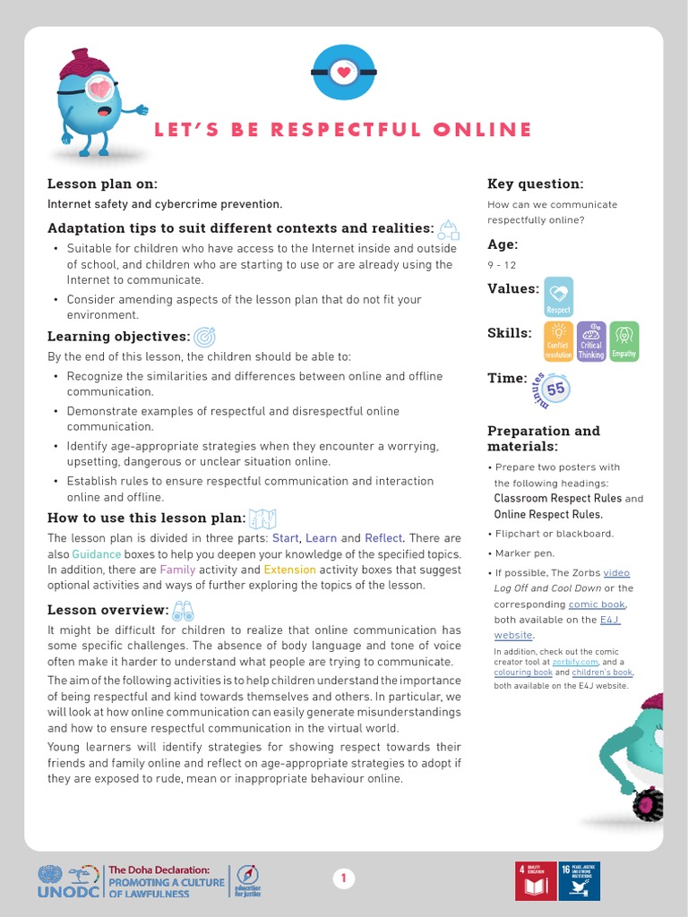 Promoting Respectful Communication: A Lesson Plan on Establishing Rules ...