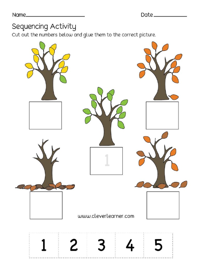 Sequencing Activities Preschool | PDF