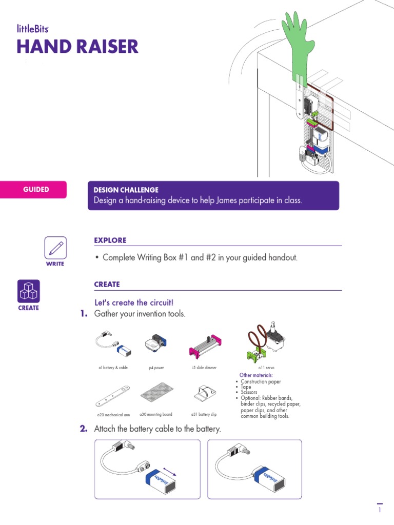 Hand Raiser - Student Handout | PDF | Manufactured Goods | Nature