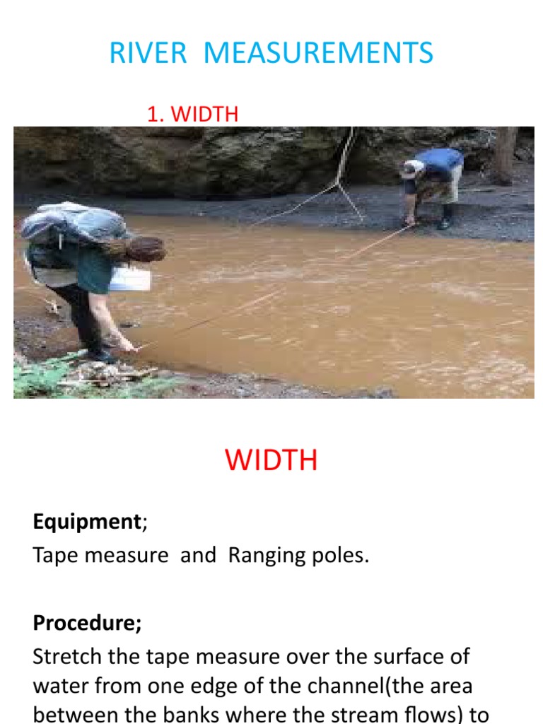 River Measurements | PDF