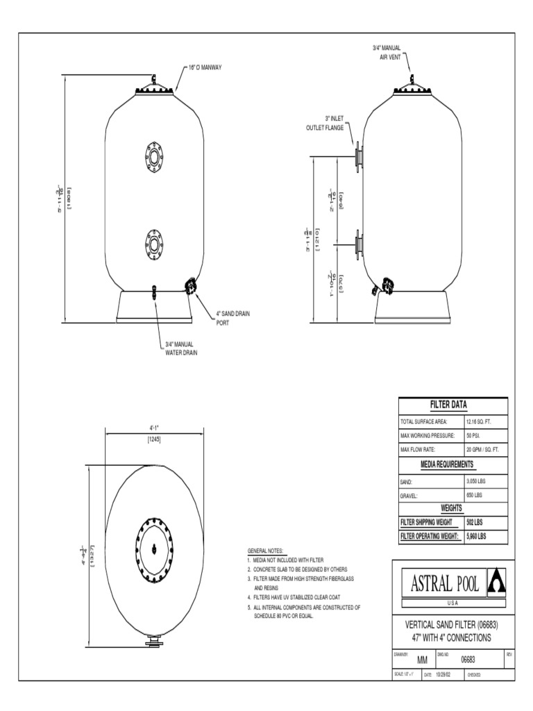 Astral: 3/4" MANUAL Air Vent 16" Ø Manway | PDF | Chemical Engineering ...