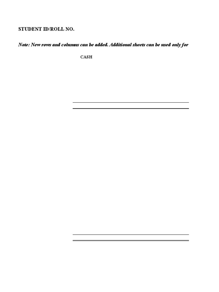 Blank Exam Template | PDF
