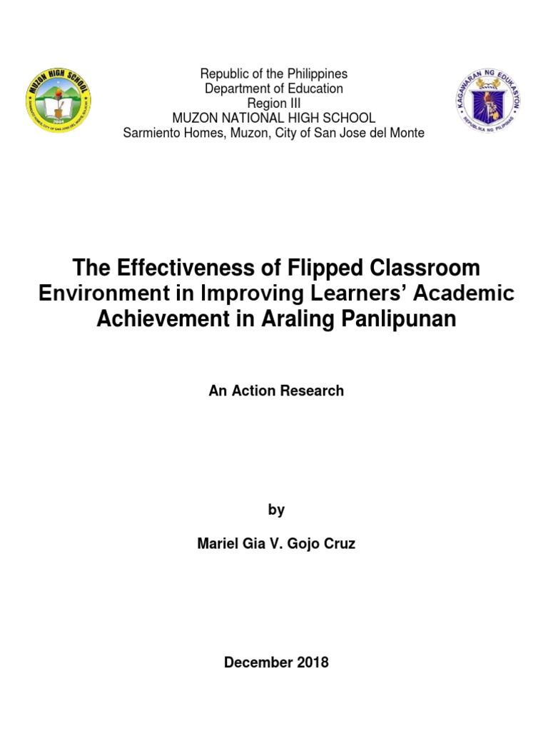 The Effectiveness of Flipped Classroom E | PDF | Classroom | Lesson Plan