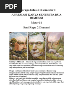 30 Contoh Karya Seni Rupa Dua Dimensi Beserta Penjelasannya | PDF