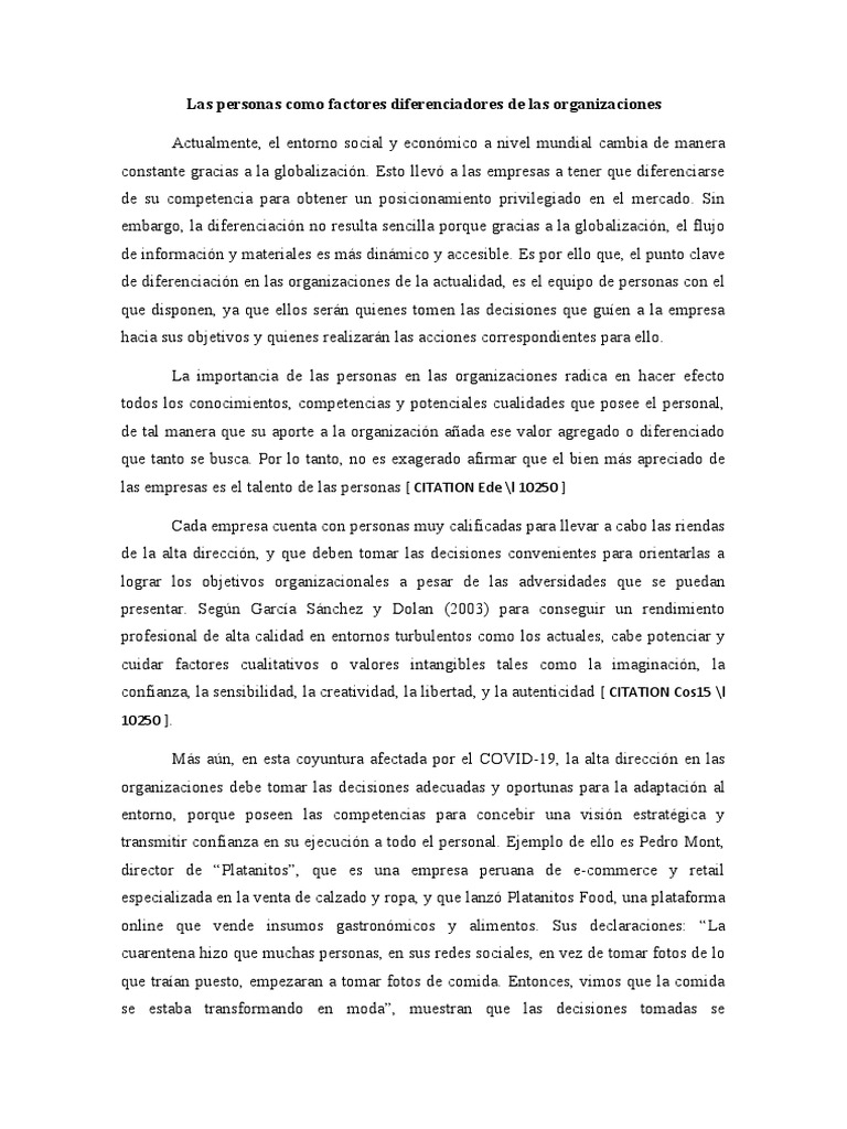 Importancia del Talento en Organizaciones | PDF | Ropa | Science