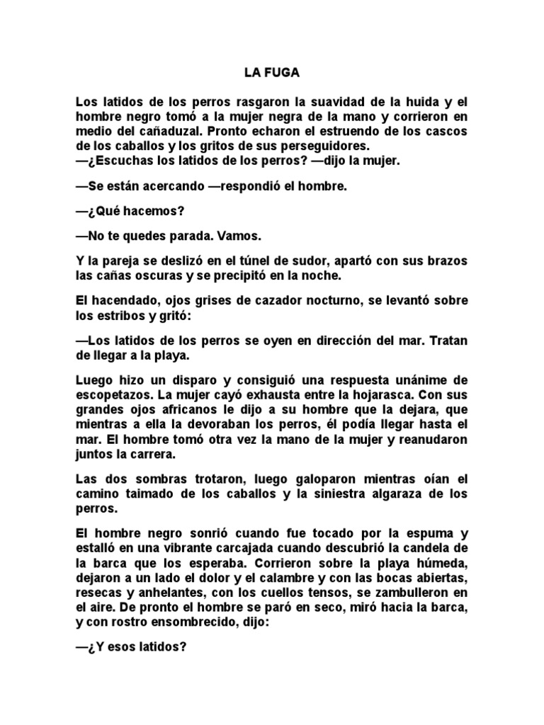 La Fuga | PDF