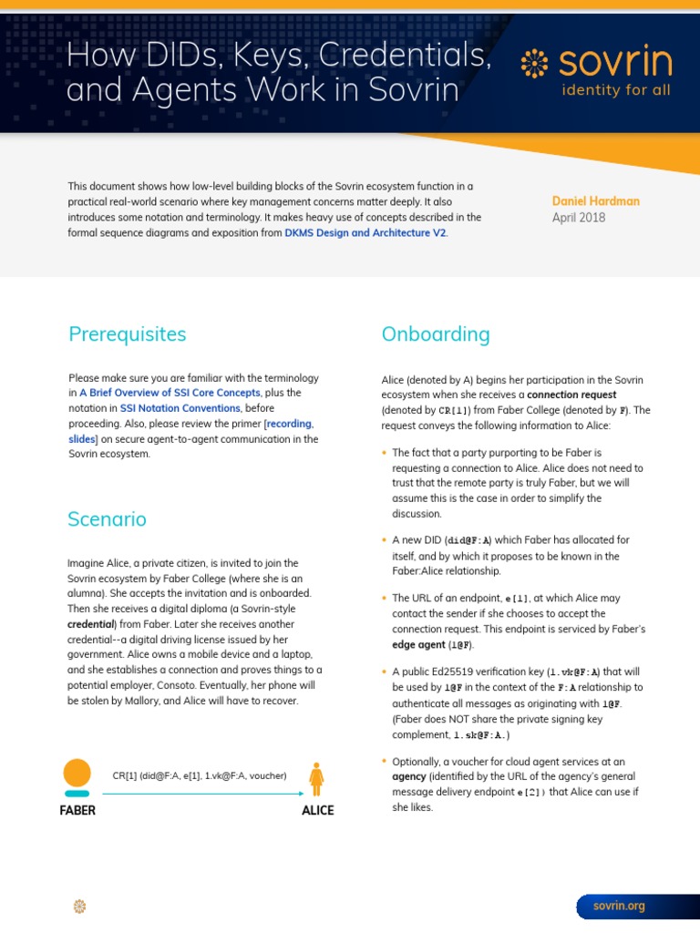 Sovrin Ecosystem for Developers | PDF | Credential | Mobile App