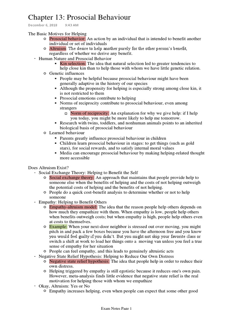Understanding Prosocial Behavior | PDF | Empathy | Altruism