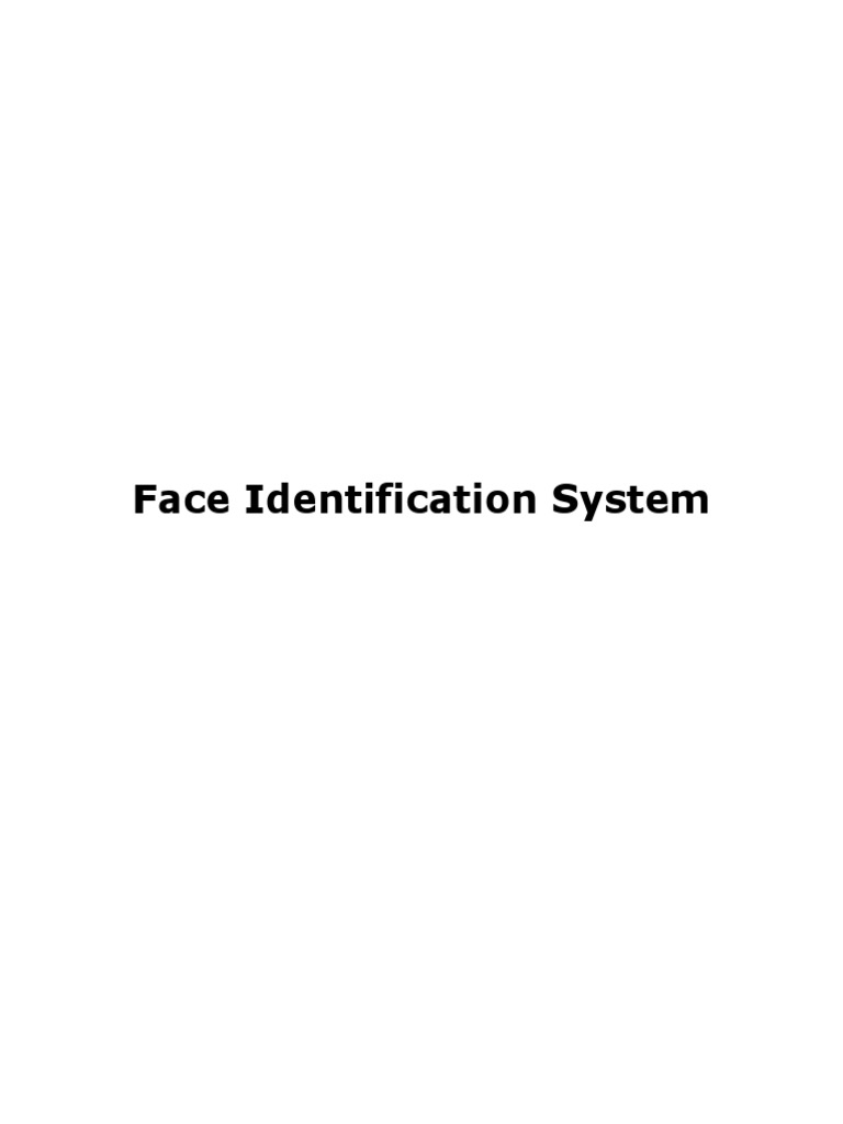 Face Identification System | PDF | Java Virtual Machine | Unified Modeling Language