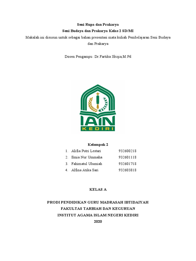 Seni Rupa Dan Prakarya | PDF