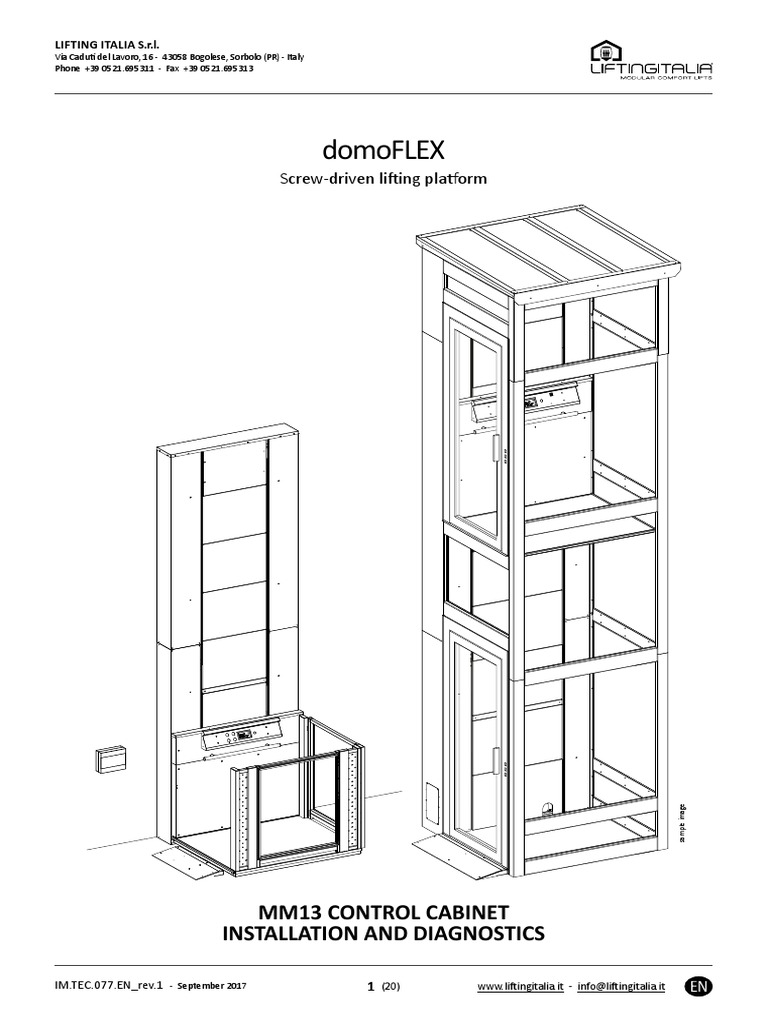domoFLEX MM13 Control Cabinet Diagnostics | PDF | Power Supply | Switch