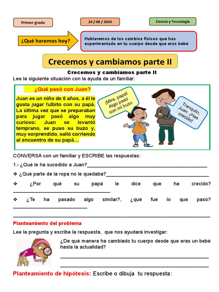 DÍA 1-Crecemos y Cambiamos Parte II | PDF