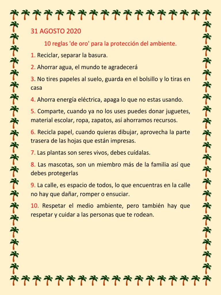 Decalogo Ambiental Pdf Pdf