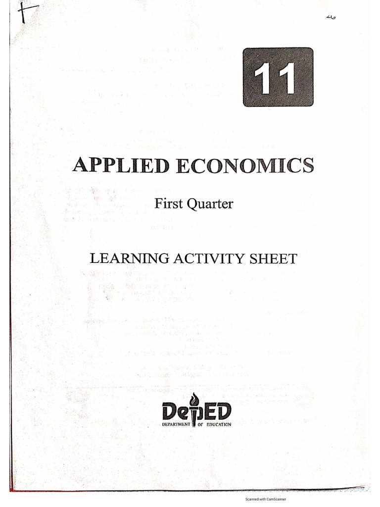 Applied Economics LAS | PDF