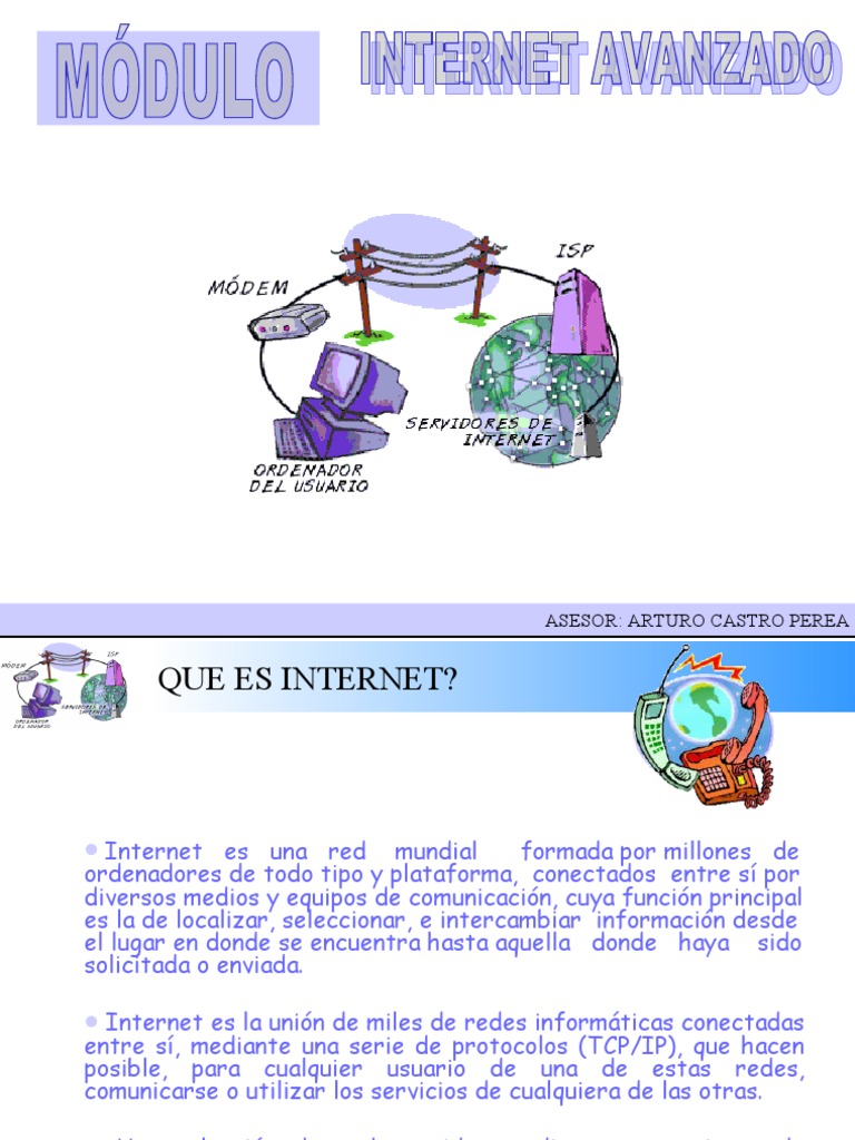 Características y Funcionamiento de Internet | PDF | Red mundial ...