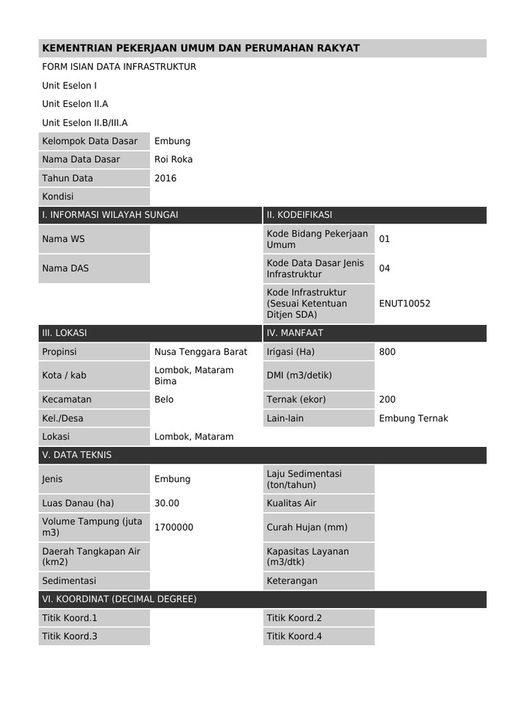 Embung Roi Roka PDF | PDF