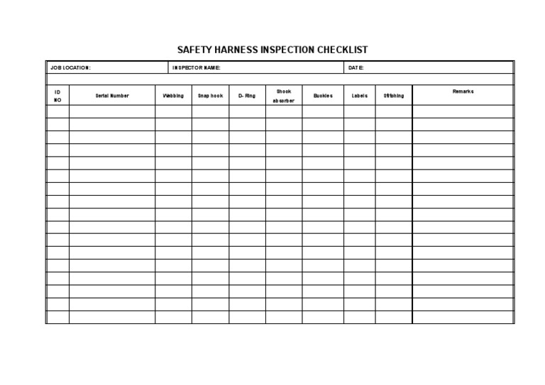 Safety Harness | PDF