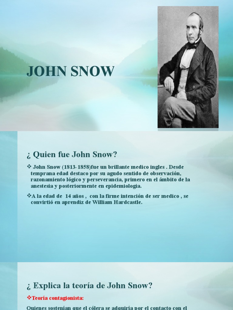 John Snow: Padre de la Epidemiología | PDF