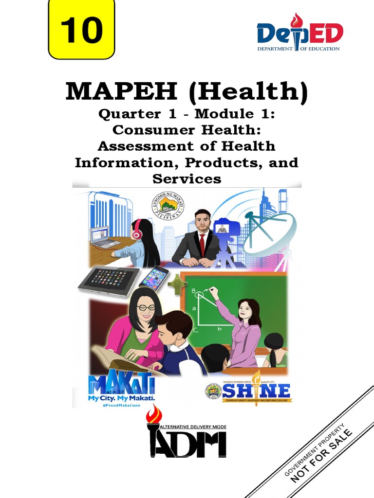 MAPEH (Health) : Quarter 1 - Module 1: Consumer Health: Assessment of ...