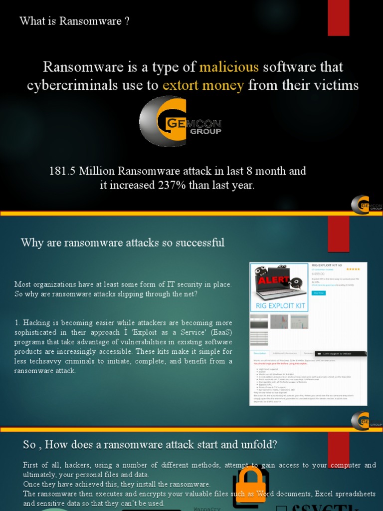 Ransomware | PDF | Ransomware | Phishing