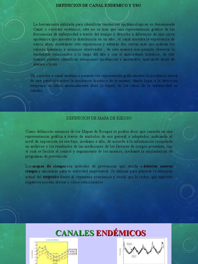 Canal Endemico y Mapa de Riesgo | PDF