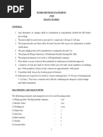 Method Statement Water Ponding Test at Wet Area | PDF | Technology ...