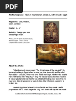 Draw King Tut | PDF | Language Arts & Discipline | Art