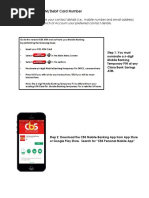 Sbi Mobile Number Change Form | PDF | Finance & Money Management