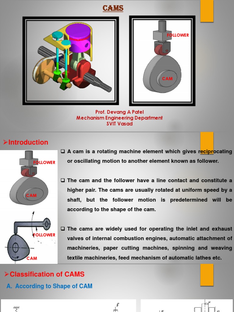 Cams | PDF | Mechanics | Classical Mechanics