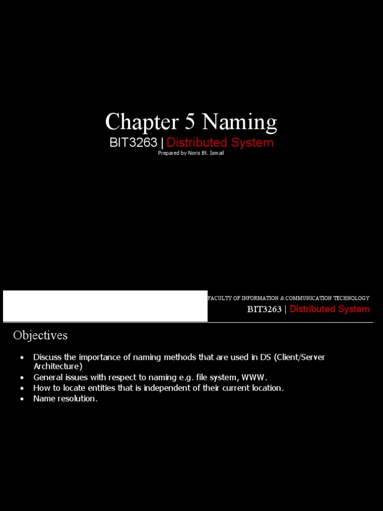 Chapter 5 Naming: Distributed System | PDF | Domain Name System | Peer ...