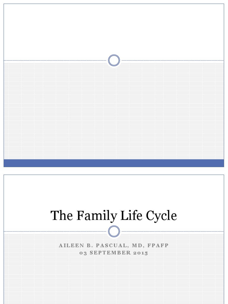 02.06 The Family Life Cycle PDF | PDF | Family | Stress (Biology)