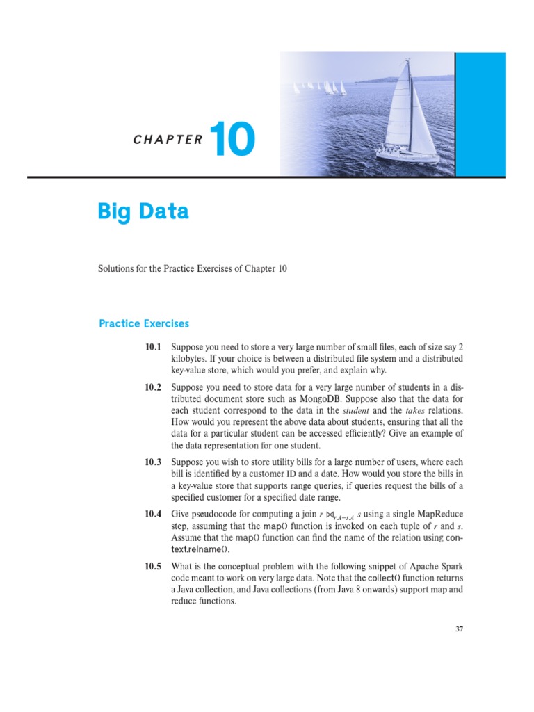 Big Data: Practice Exercises | PDF | Apache Spark | Map Reduce
