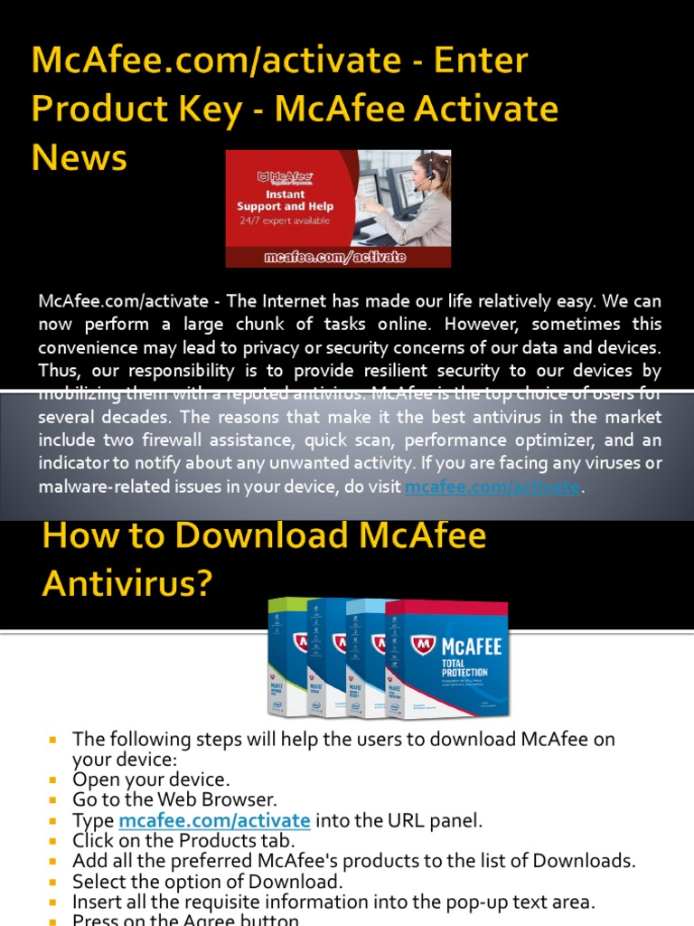 Mcafee Activate PDF | PDF