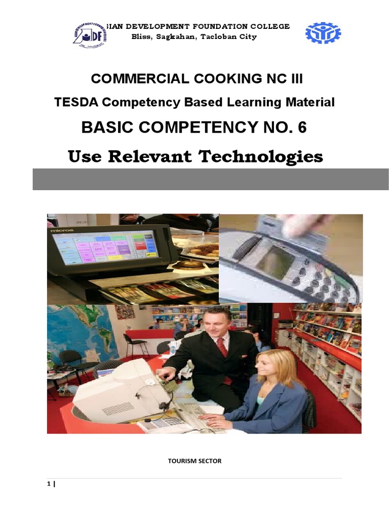 Basic 6 CBLM-Use-Relevant-Technologies-HK-NCIII | PDF | Facilitator ...