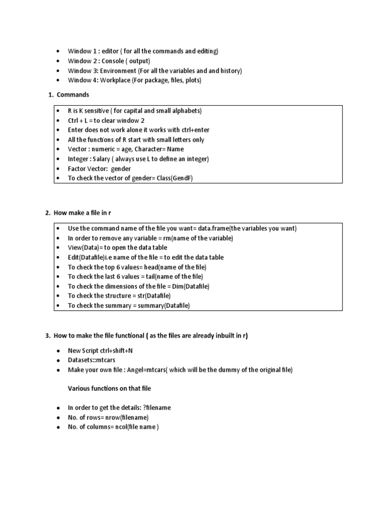 R Basics | PDF | Machine Learning | Statistical Classification