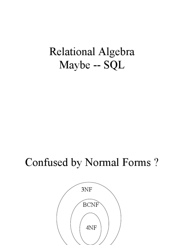 Relational Algebra and SQL for Database Queries | PDF | Computer ...