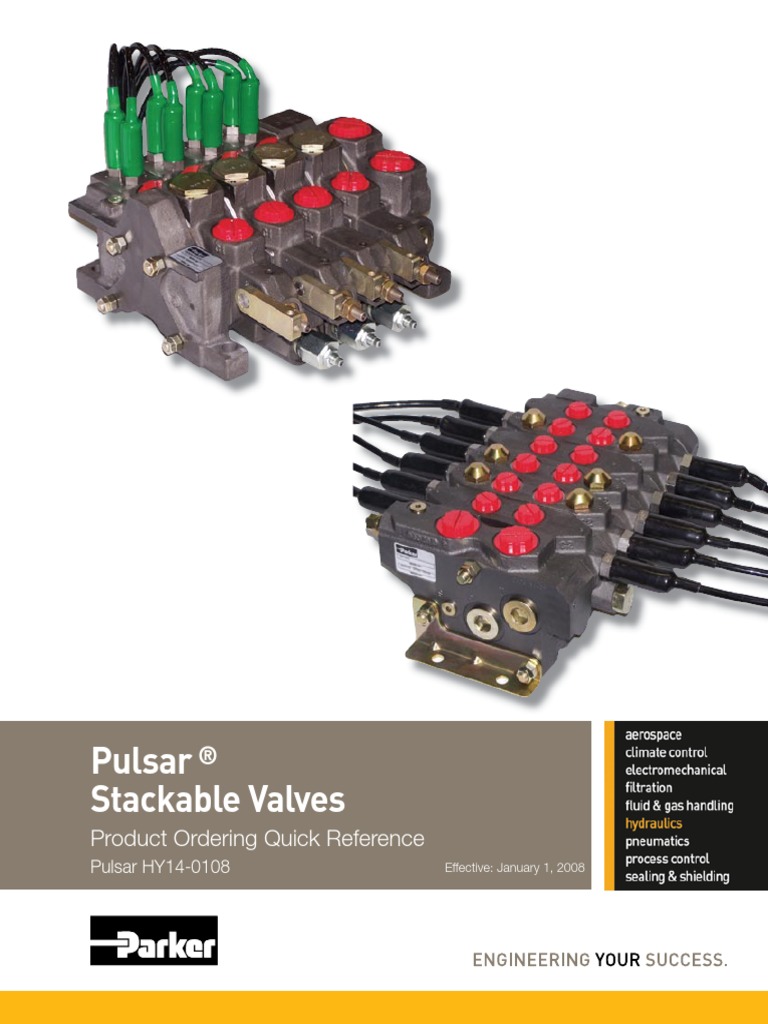 Parker Valve Mobile Pulsar VPL-VP-VPO Model Code Book HY14-0108 | PDF ...